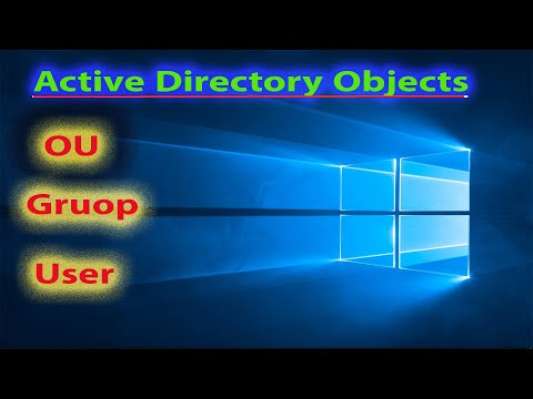 12- Active Directory Objects | Create OU, Group, User | windows server 2019 Free Course