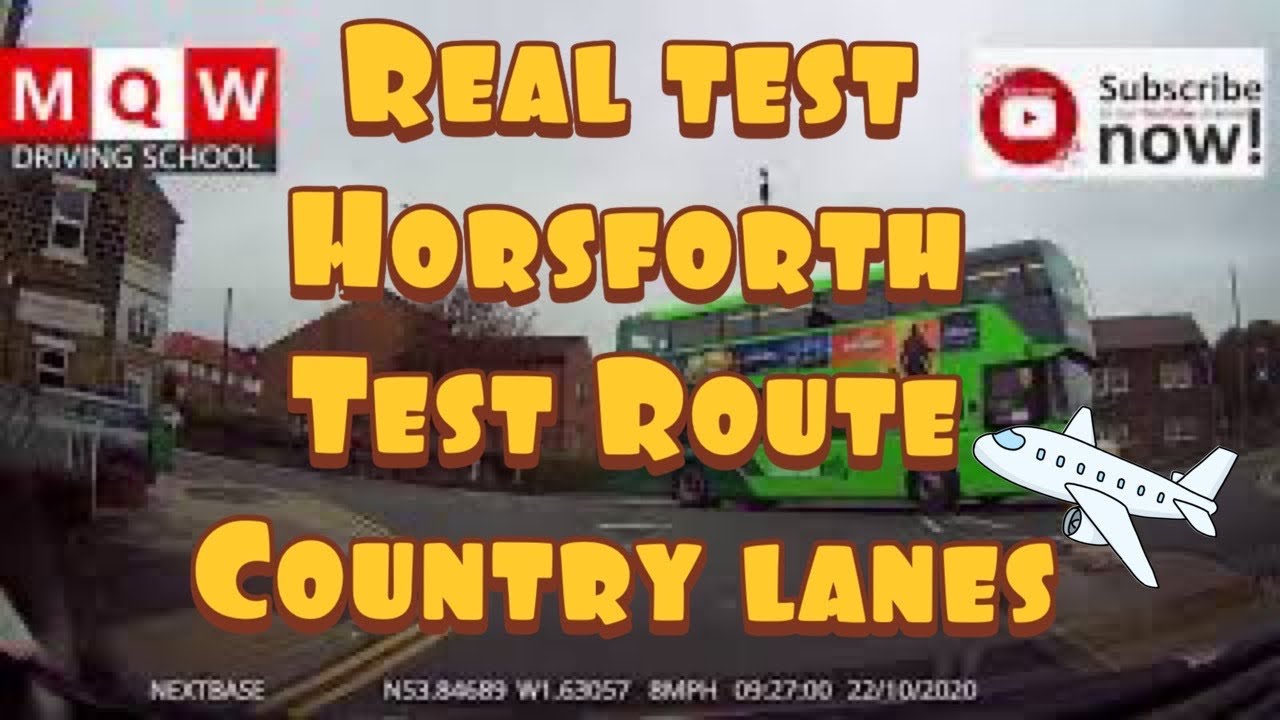 Real Test | Horsforth | Leeds | Driving Test Route | 22nd October 2020 ...
