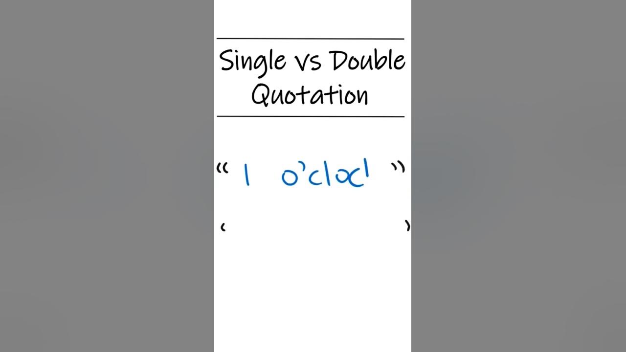 Single Vs Double Quotation Marks Python Coding Programming Python Pythontutorial