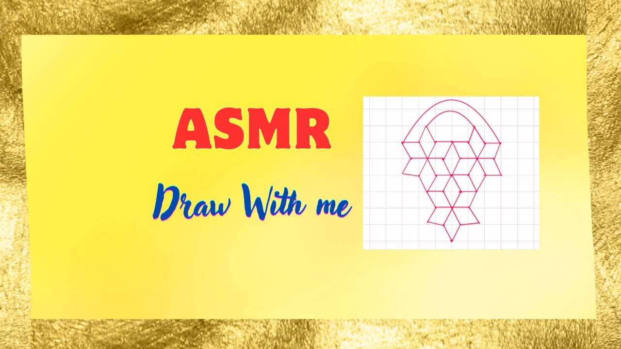Draw with me step by step - ASMR 🎨 - YouTube
