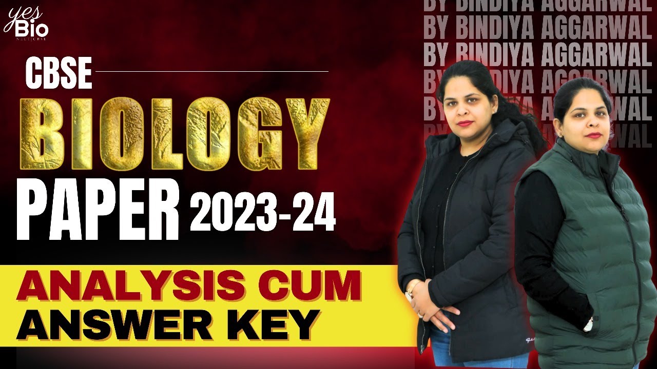 Biology Paper Analysis || CBSE Paper 2024 || Class 12 || NCERT # ...