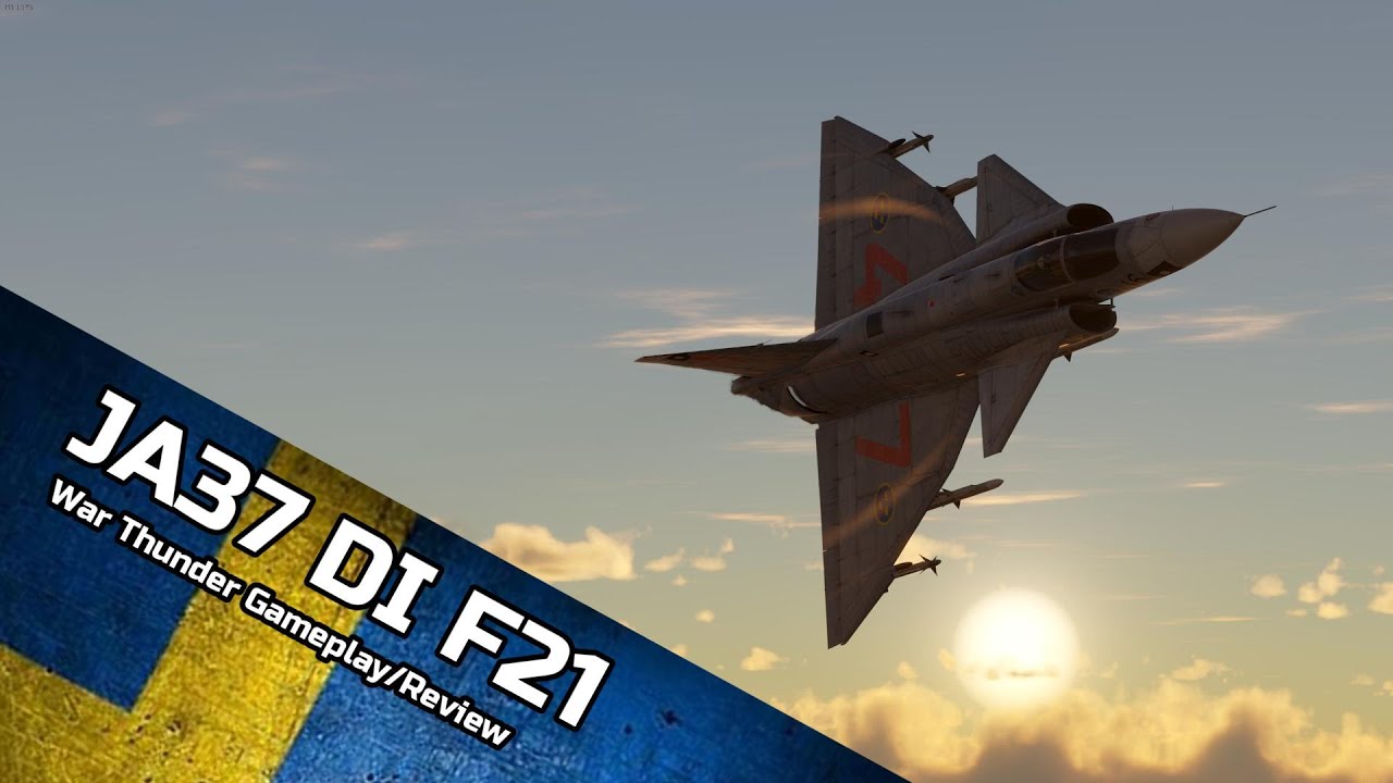 JA37 DI F21 War Thunder Gameplay and Review - YouTube