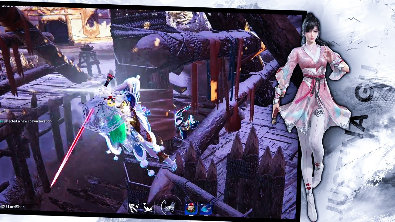 永劫无间 Justina Gu Solo Rank Highlight Gameplay Ep10 | NARAKA BLADEPOINT ...
