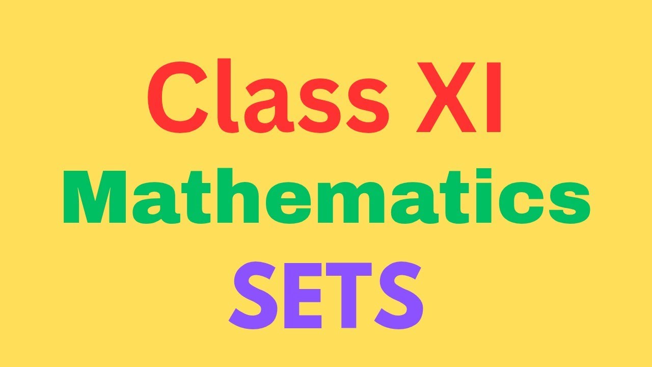 Math ( class xi) - YouTube