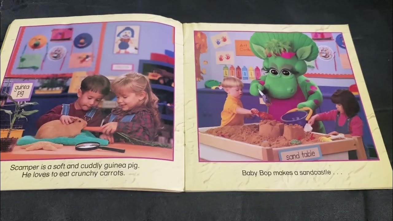 Barney and Baby Bop Go to School 🏫 Read Aloud (Happy 35th Anniversary, Barney!💜💚💛) - YouTube