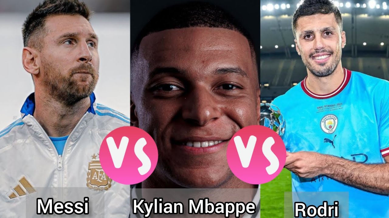 Messi vs Kylian Mbappe vs Rodri lifestyle comparison 2024 - YouTube
