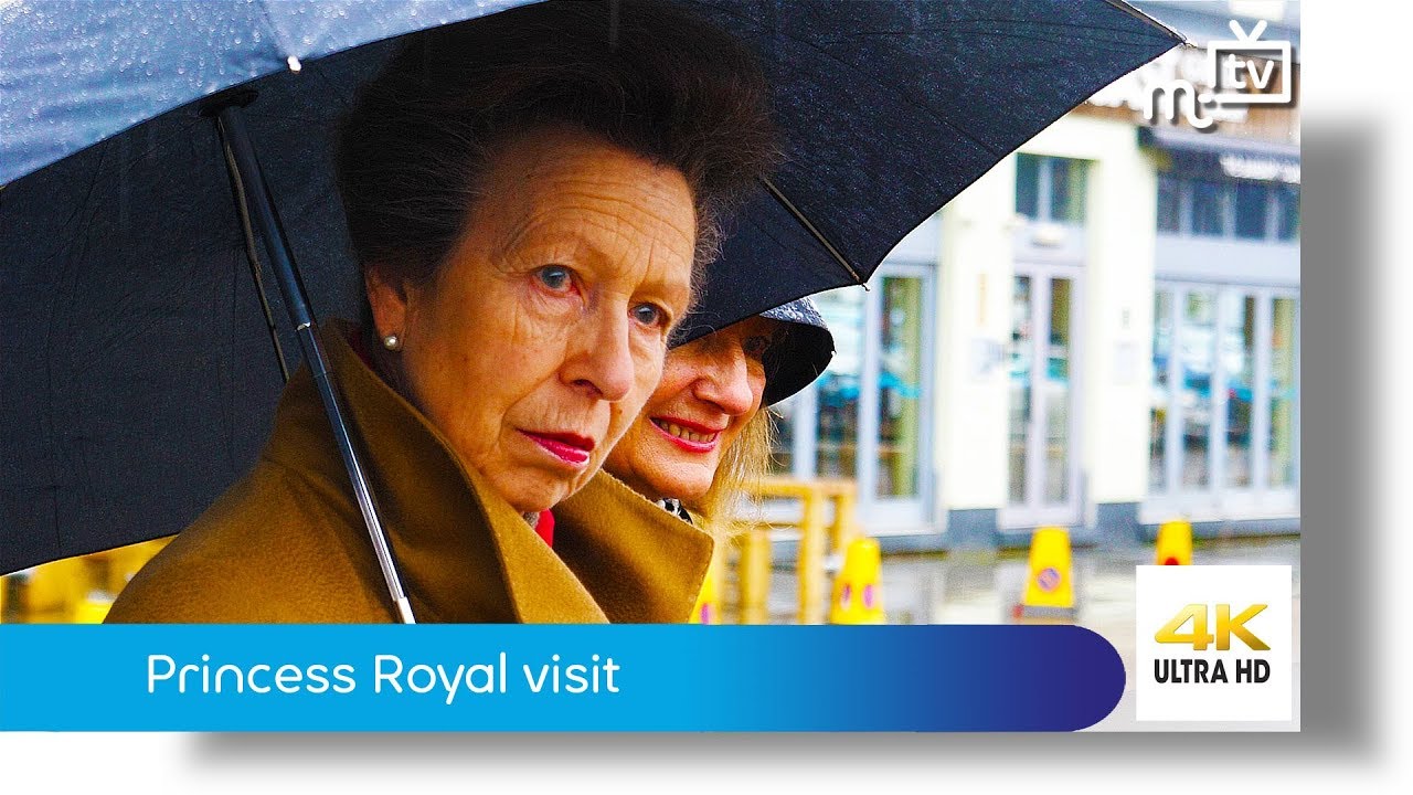Princess Royal visit - YouTube