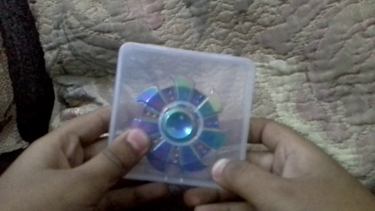 7 sided blade fidget spinner unboxing - YouTube