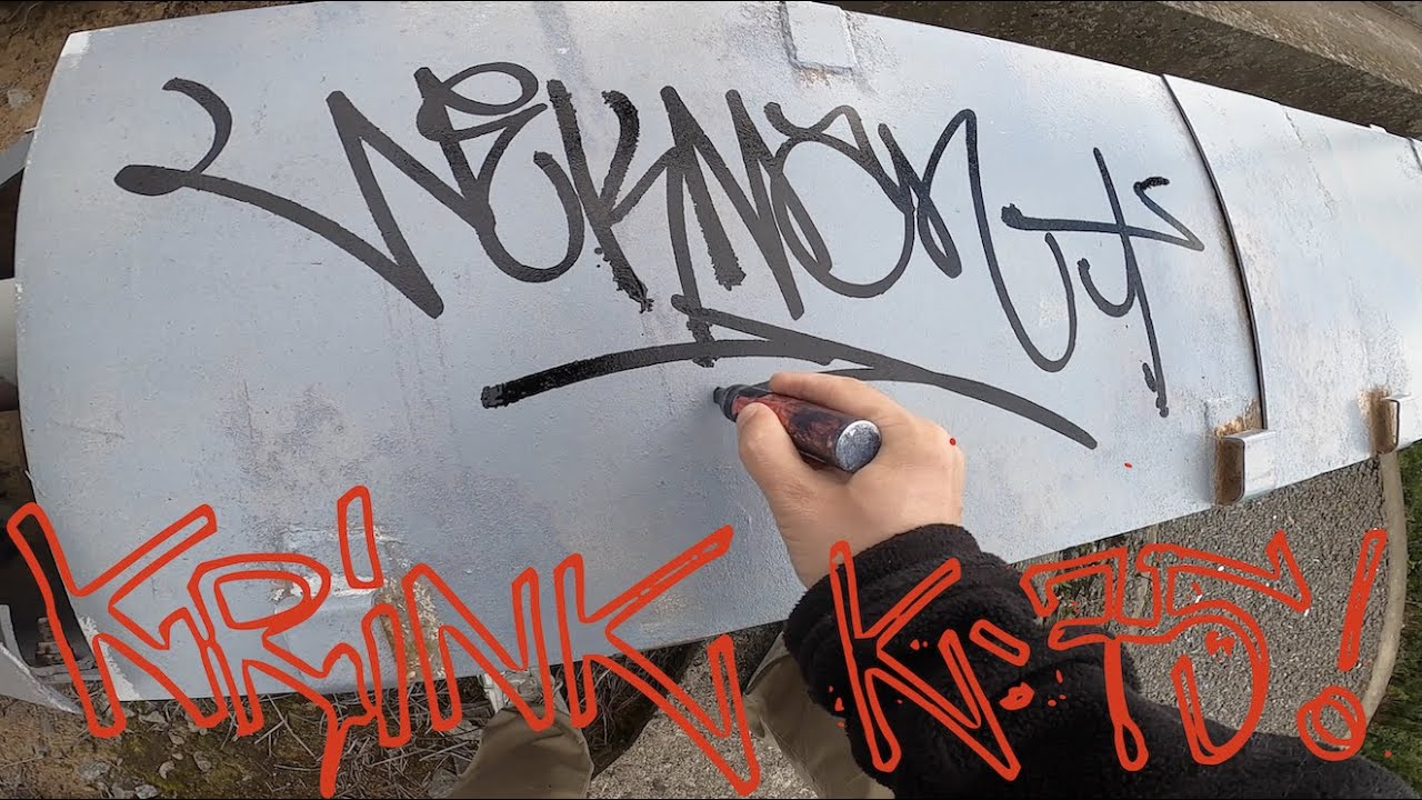 Graffiti review with Wekman. KRINK k-75 - YouTube
