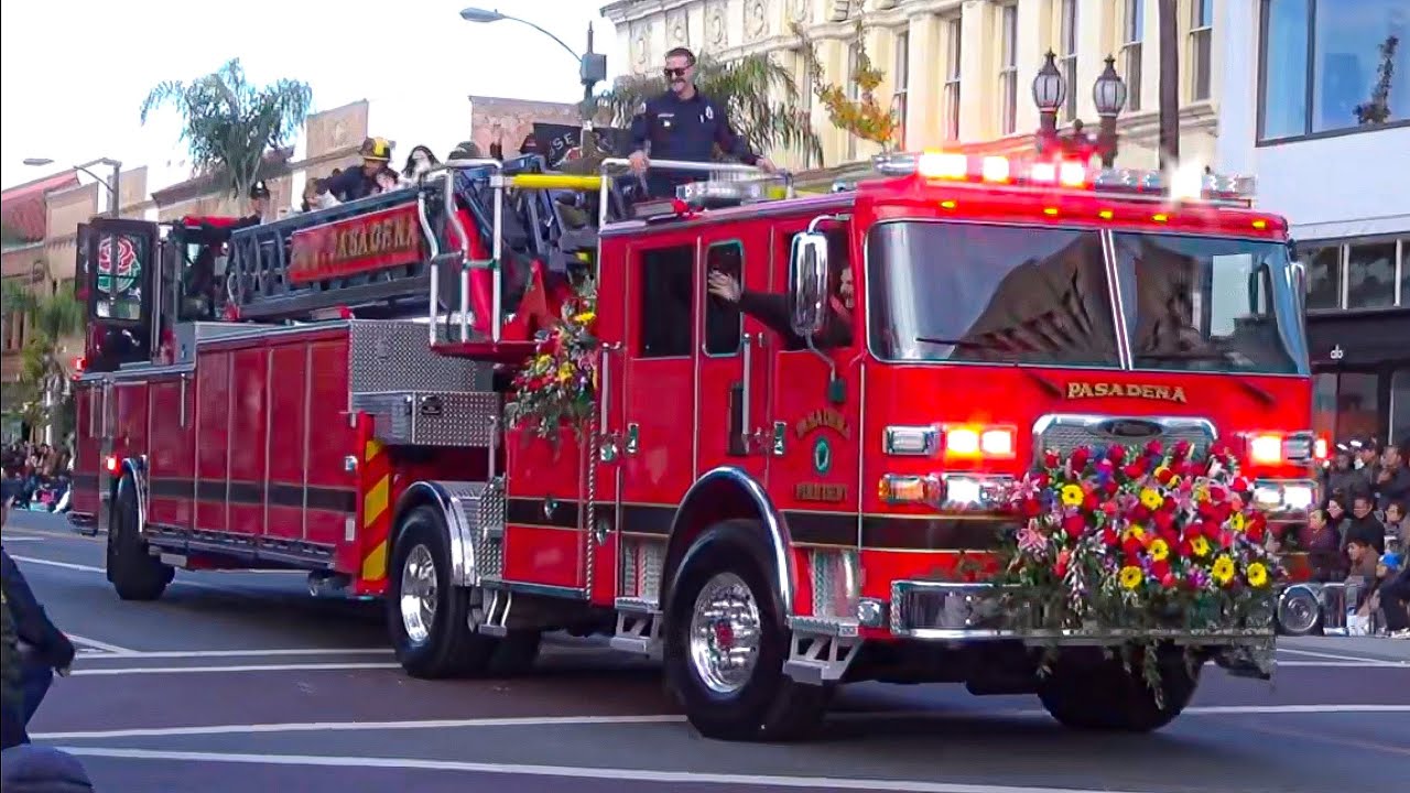 Pasadena Fire Dept. NEW Truck 32 - YouTube