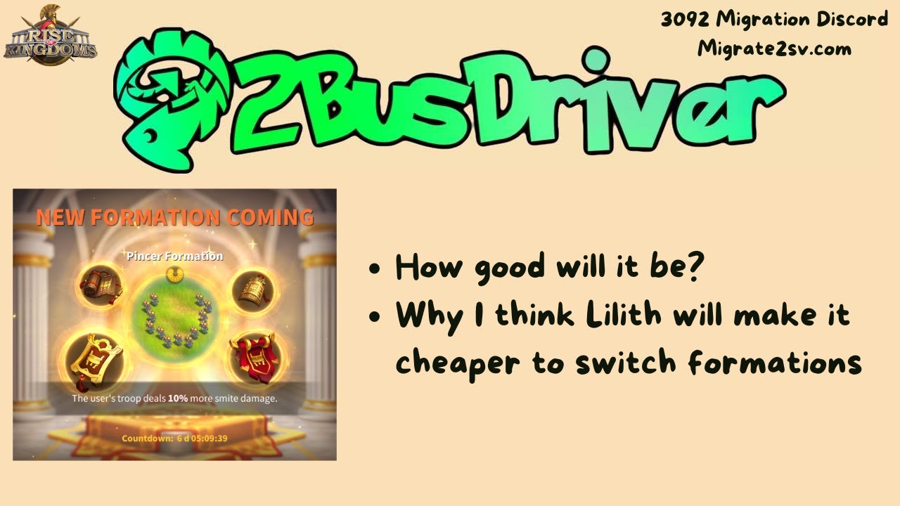 Thoughts on the Pincer formation [Rise of Kingdoms] - YouTube