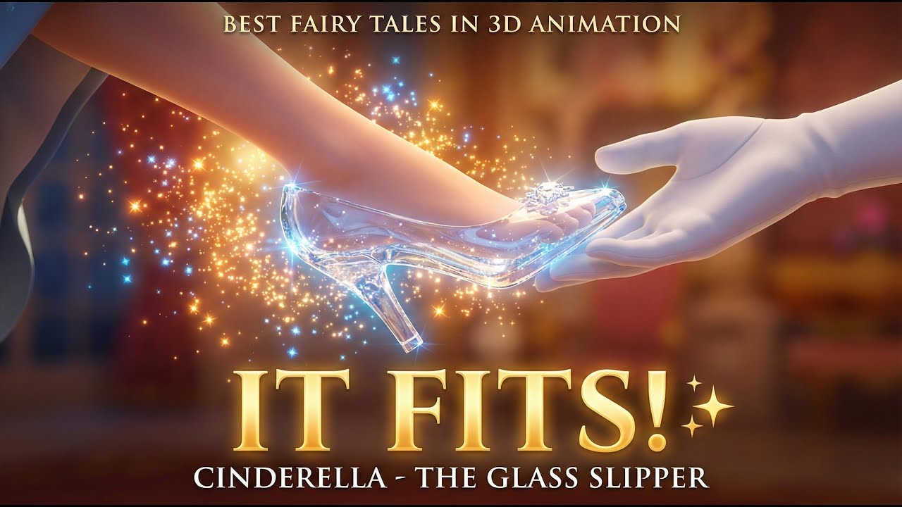 CINDERELLA - The Glass Slipper Best Fairy Tales in 3D Animation Full ...