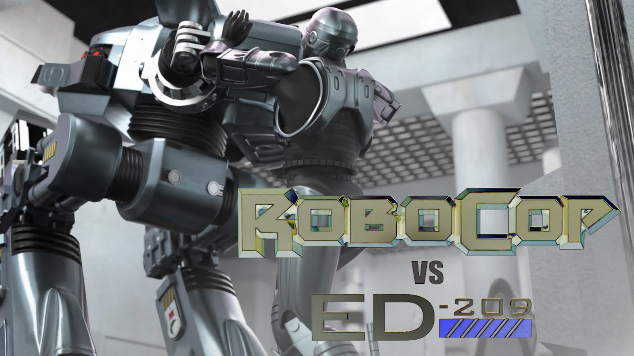 Robocop vs Ed209 3D tribute - YouTube
