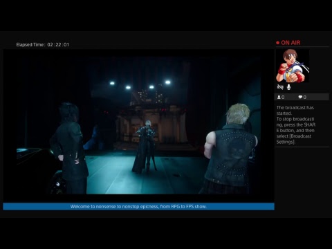 Final Fantasy XV Japanese Audio English Subtitled Marathon Movie 11 ( akumaunit00TV Live 04/24/17)