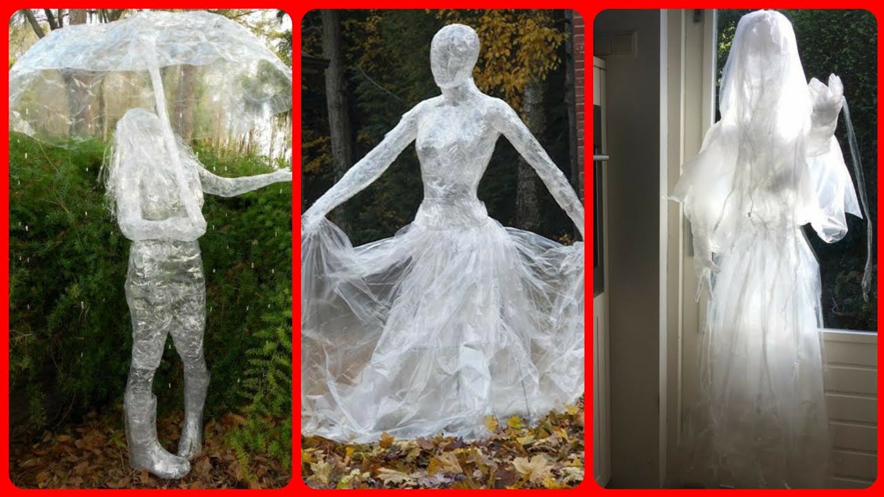 entertaining Halloween Decorations: Make Human-Size Chicken Wire Ghosts ...