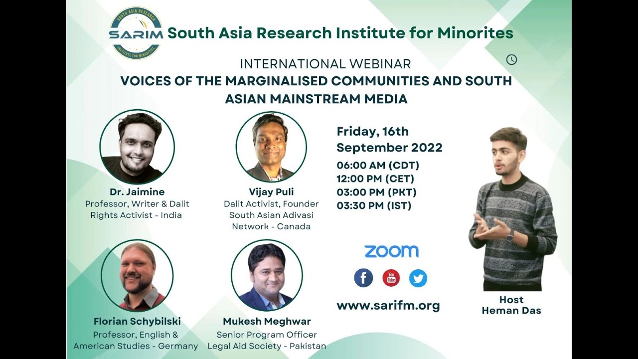 Voices of the Marginalised Communities and South Asian Mainstream Media ...