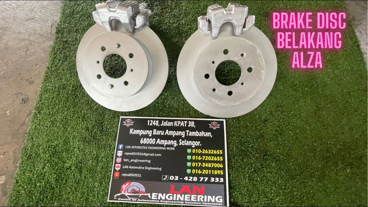 Perodua Alza Tukar Brake Disc Belakang/Lan Automotive Engineering🇲🇾 ...