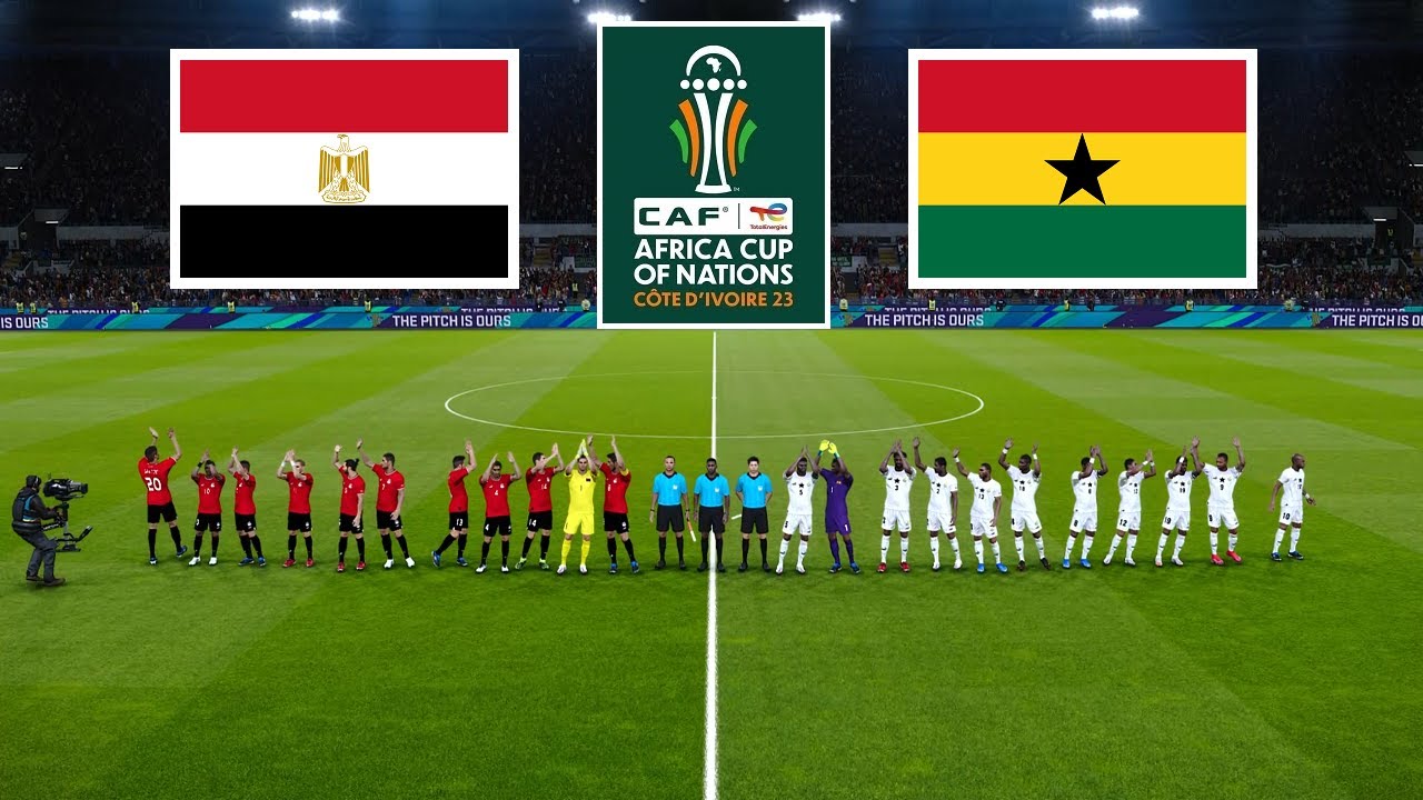 Egypt vs Ghana Africa Cup of Nations 2023 | 18 January 2024 Gameplay ...