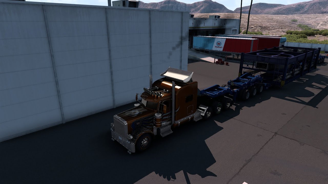 American Truck Simulator [ Peterbilt.389 OverSize Load] Real Life Crazy ...