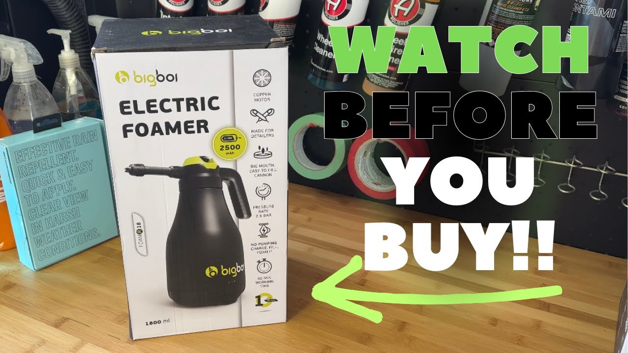 BIGBOI FOAMR18 ELECTRIC FOAMER UNBOXING & REVIEW | NO MORE PUMPING ...