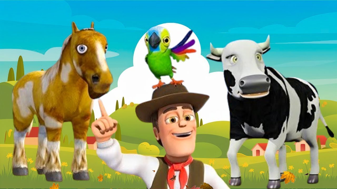 El Pollito pío 3d | El toro se congela jugando en el juegodel Toro y el ...