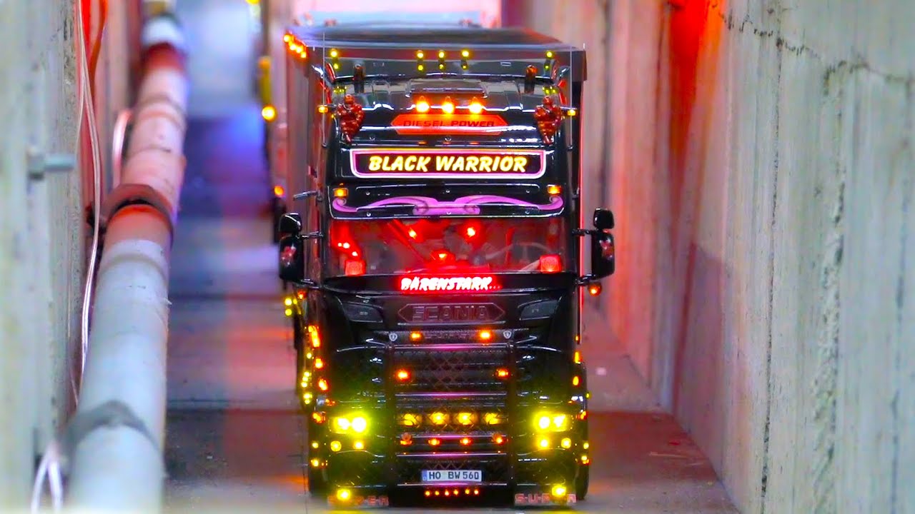 SPECIAL RC TRUCK ACTION, BLACK WARRIOR RC TRUCK SCANIA, RC DIGGER AND ...