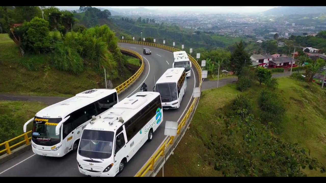 Buses Transportes Santana - YouTube