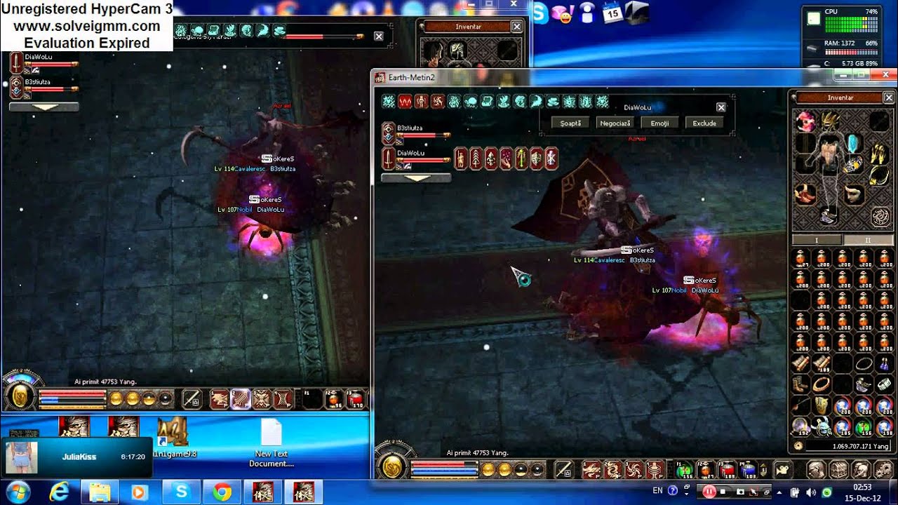 DiaWoLu vs Azrael Earth Metin2 - YouTube