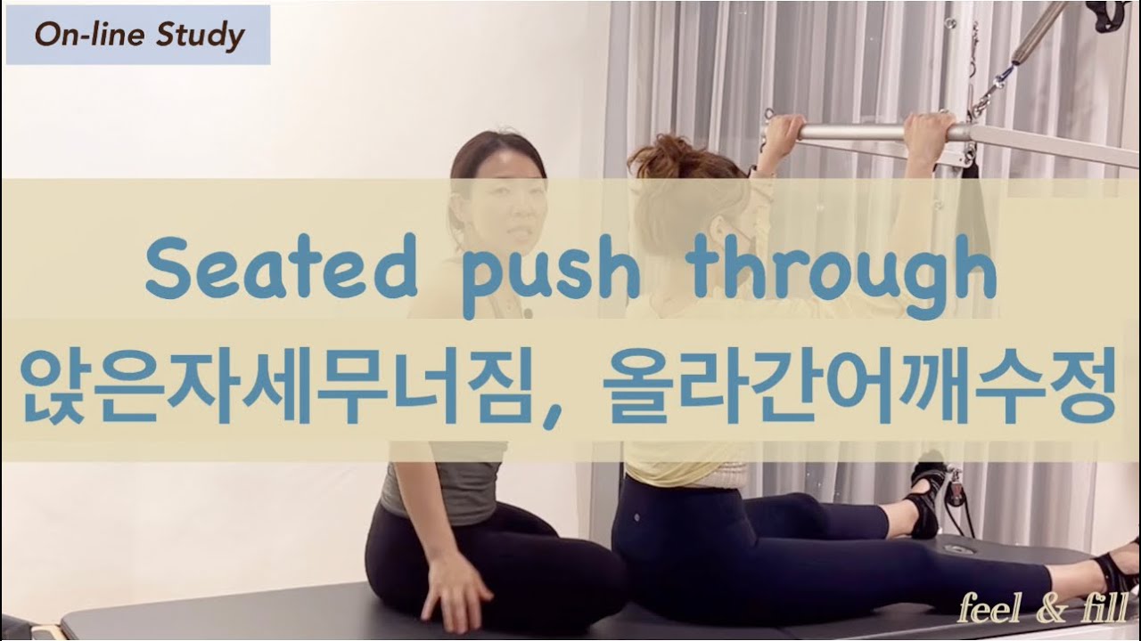 Seated push through (편평등 티칭스킬) - YouTube