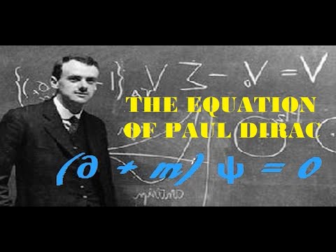(∂ + m) ψ = 0 THE EQUATION OF PAUL DIRAC - YouTube