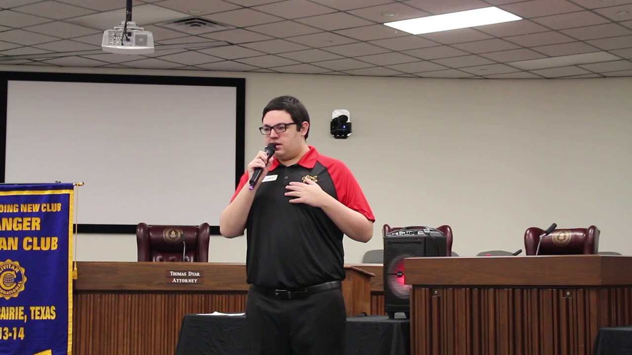 Sam Sings the National Anthem - YouTube