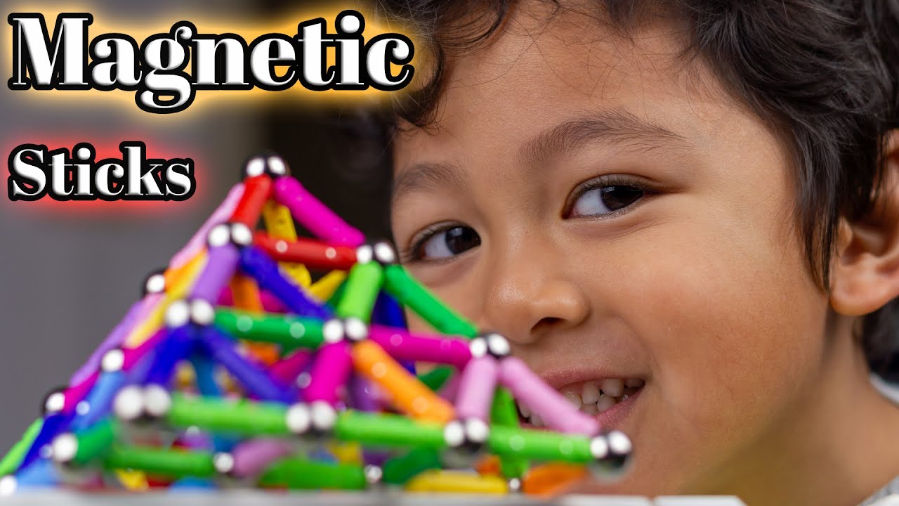 Magnetic Sticks | How to build a PYRAMID | Come costruire una PIRAMIDE ...