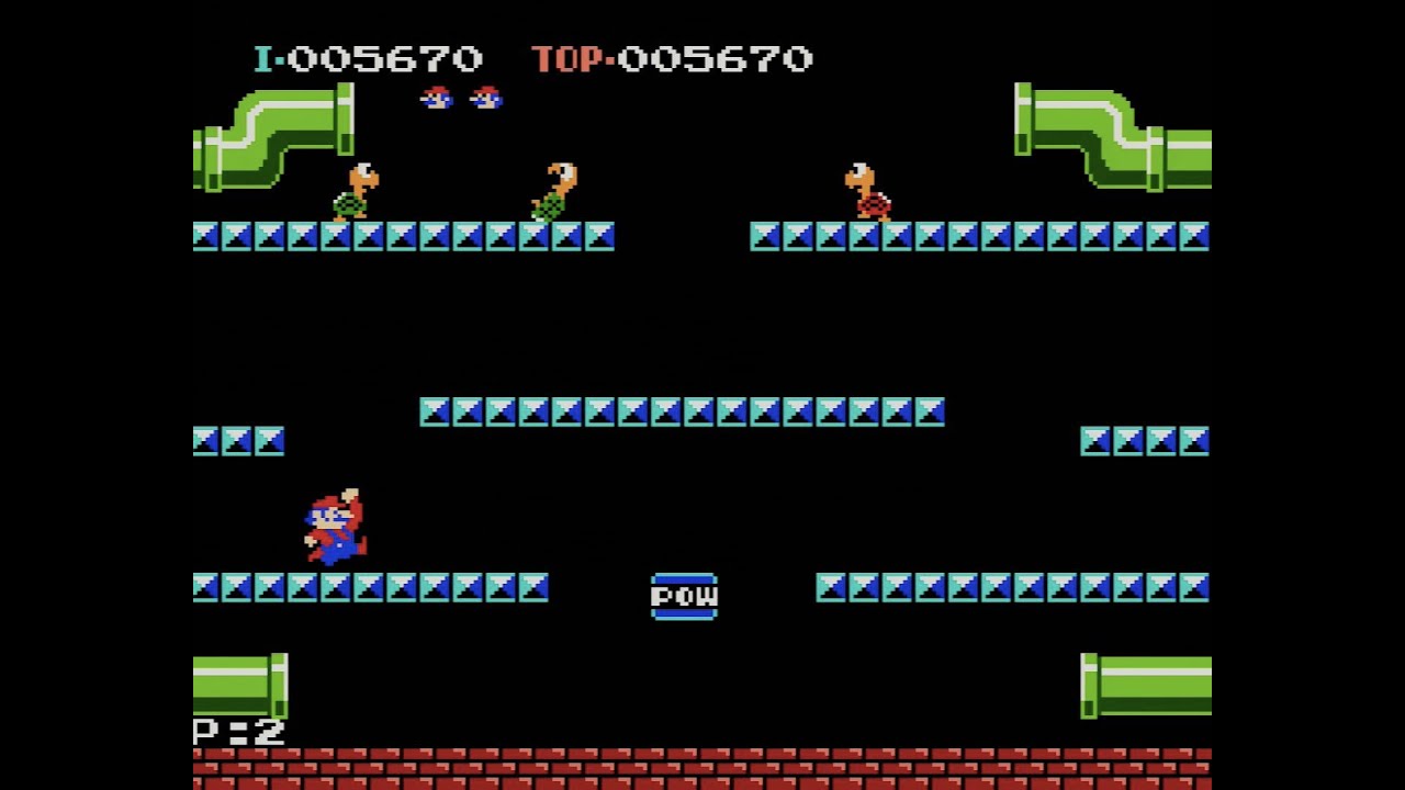 Good old Mario games on the NES - YouTube