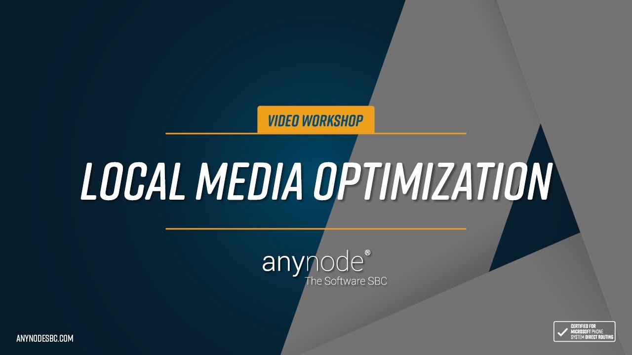 anynode 26 - Local Media Optimization (dt.) - YouTube