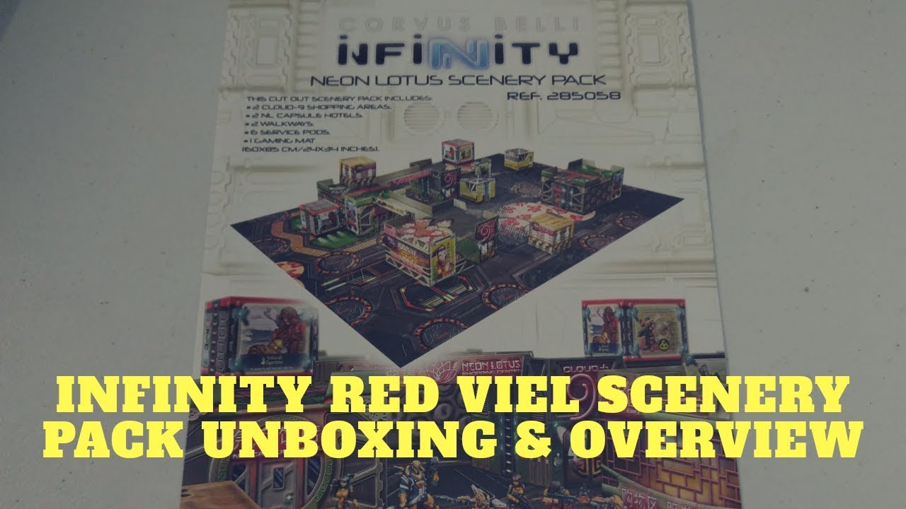 Infinity Red Veil Scenery Pack unboxing and overview - YouTube