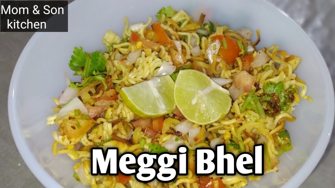 Instant 5 minutes Noodles Maggi Bhel Recipe | Cook Maggi in Different ...