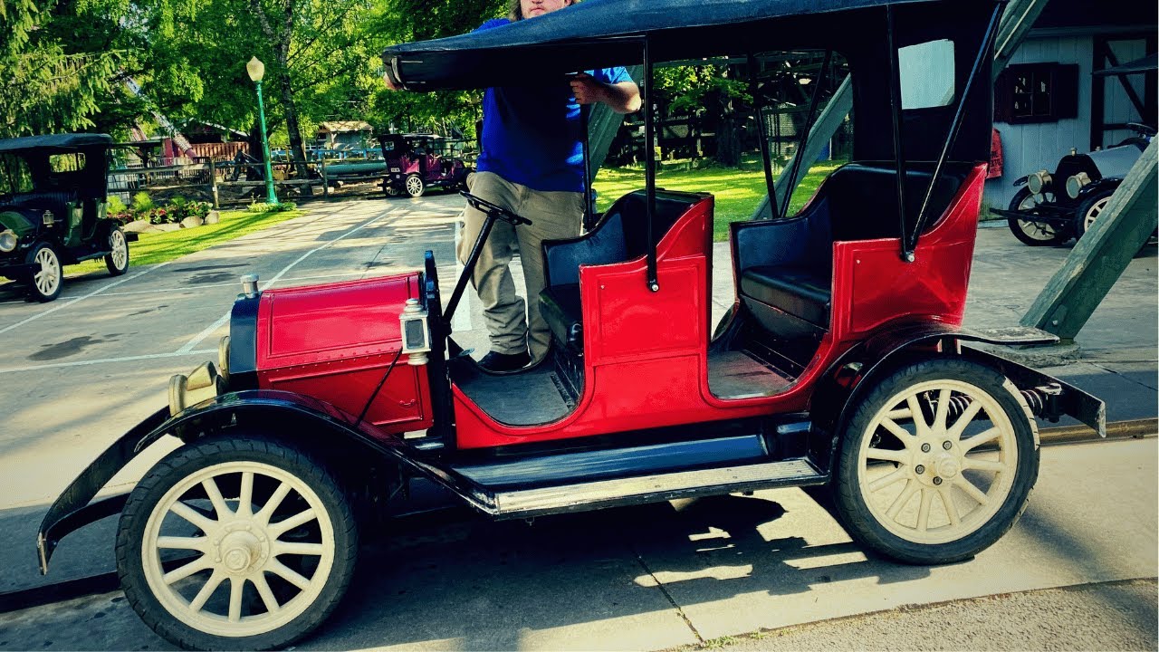 KNOEBELS ANTIQUE CAR RIDE 2024 - YouTube