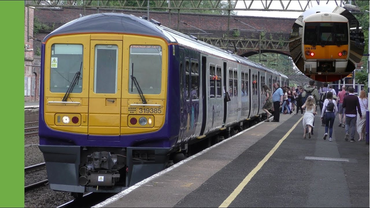 Trains at Heaton Chapel - YouTube