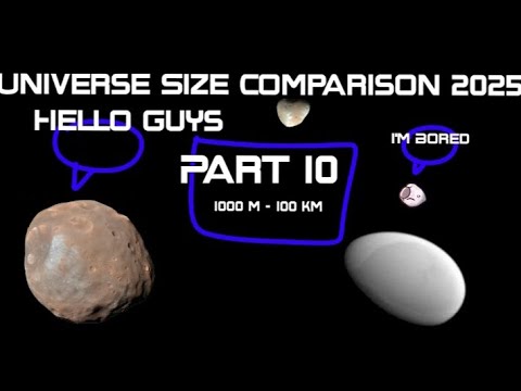 Size Comparison 2025 Part 10 (1000 m - 100 km) ft. @UniverseUA - YouTube