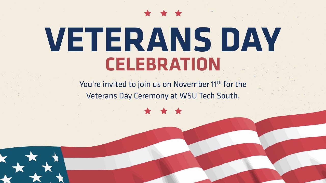 WSU Tech Veterans Day Ceremony 🇺🇸 - YouTube