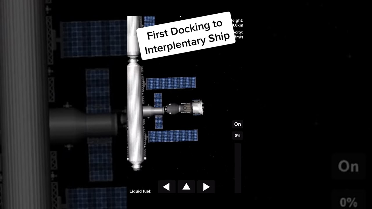 First Docking Interplentary Ship🚢In Space🌌Flight Simulator Game🎮 #shorts#viral# ...