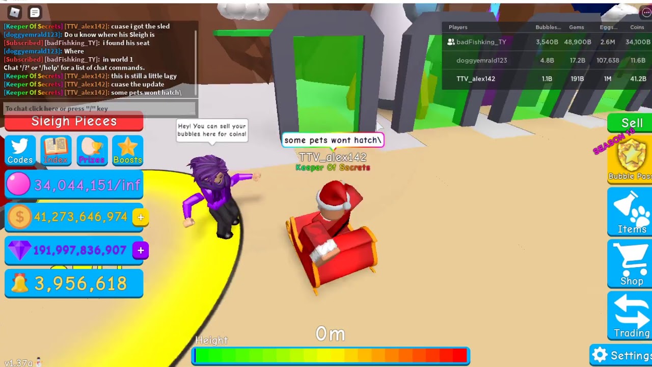 Playing roblox. BGS UPDATE BUBBLES GUM SIM UPDATE!!! [LIVE] - YouTube