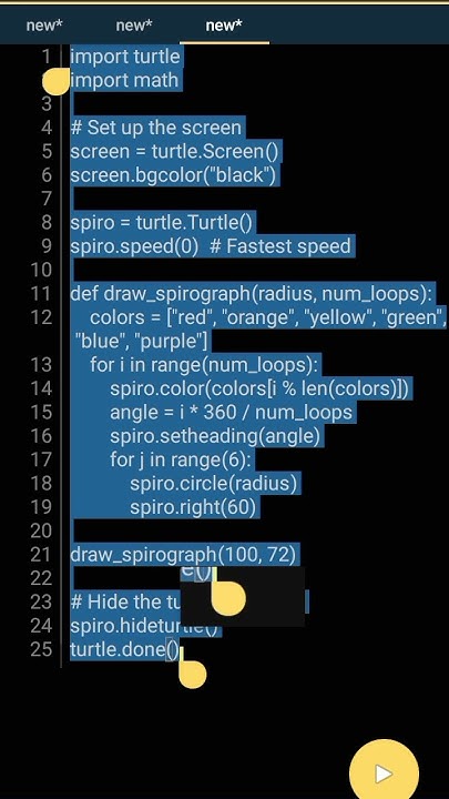 Python Turtle Graphics 3 Python Coding Pythonturtlegraphics Pythontutorial Short Youtube 