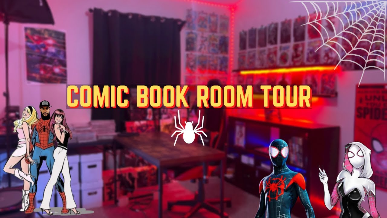 MY COMIC BOOK ROOM TOUR - WELCOME TO THE COMIC CAVE (*lets try this ...