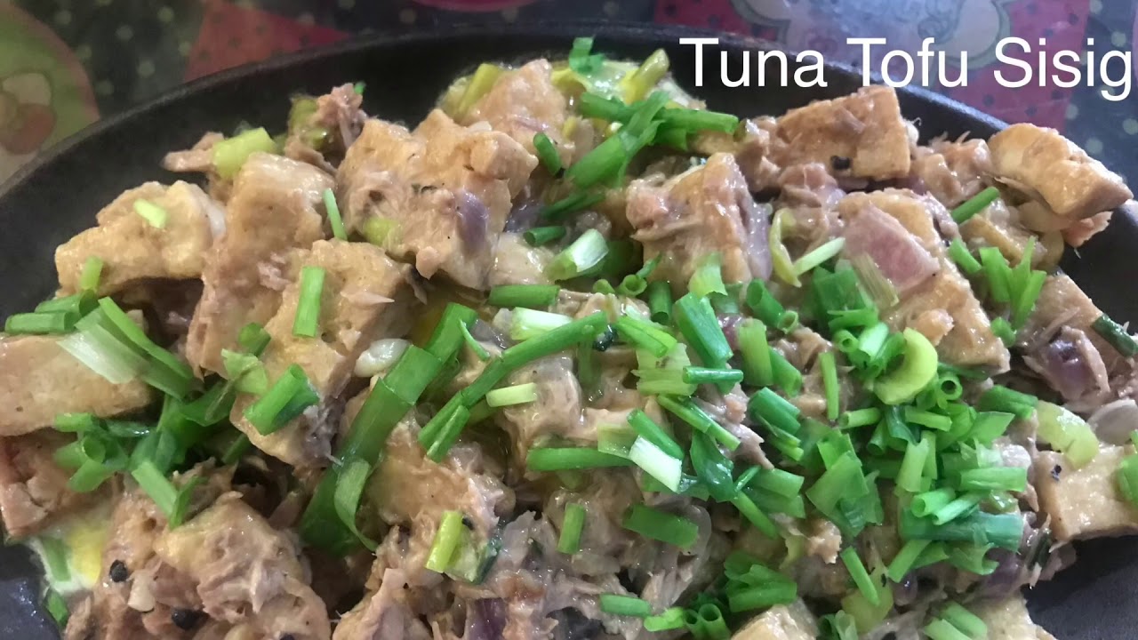 Tuna Tofu Sisig - YouTube