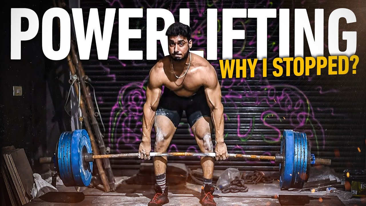 THE REASON WHY I STOPPED POWERLIFTING! - YouTube