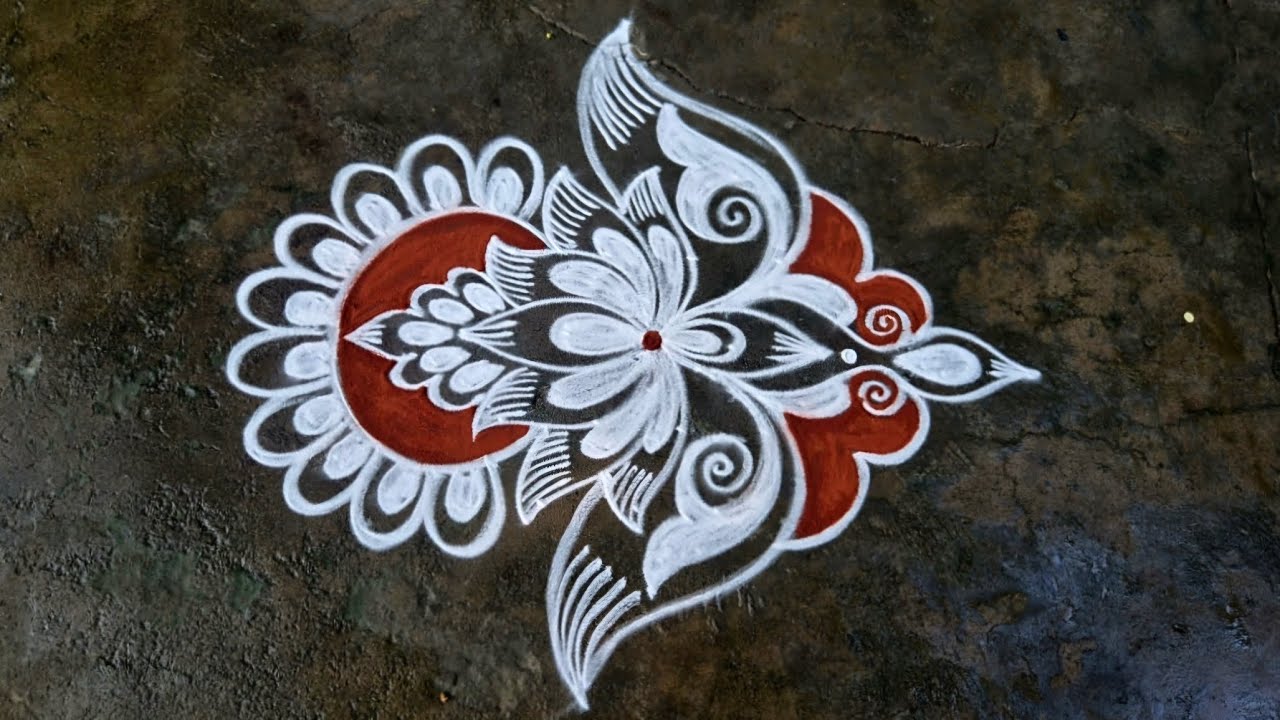 #Maha Shivarathri Rangoli/#Friday Rangoli Designs/#Apartment rangoli ...
