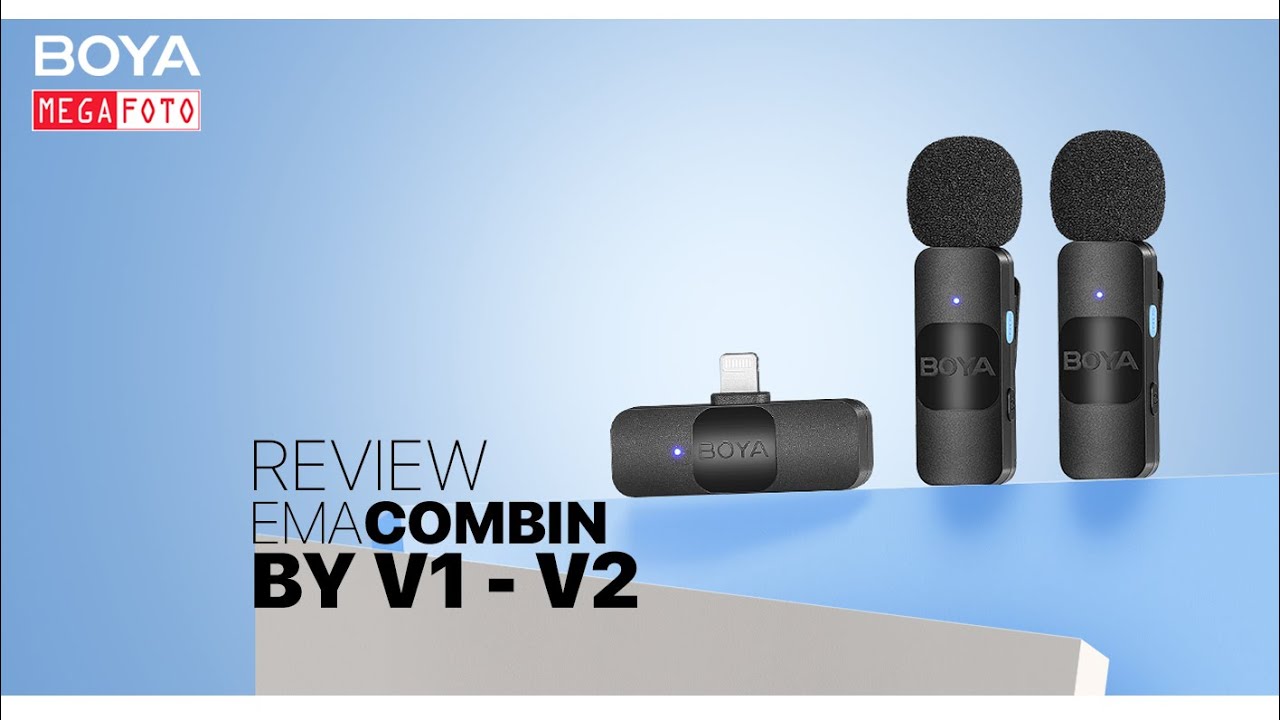 review microfono Boya Corbateto inalambrico v1 v2 para iphone y usb-c ...
