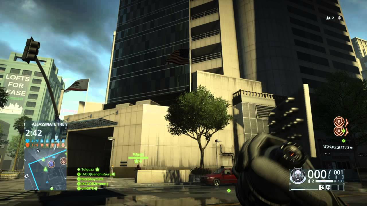 Battlefield Hardline - 2 guys 1 gun - YouTube