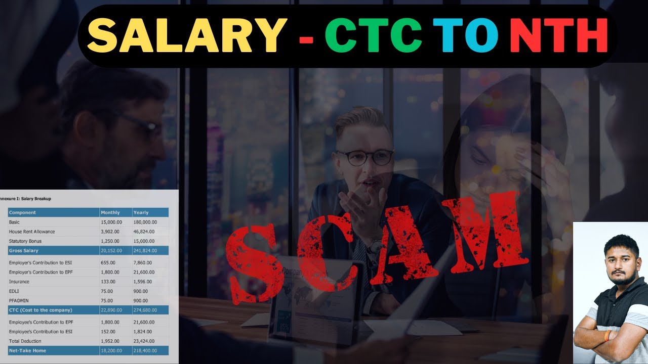 CTC Full Form in Salary - CTC full form in job - Gross salary vs net salary - Salary CTC To NTH ...